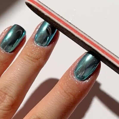 How To Use Chrome Powder with Dip or Gel – Nailboo®