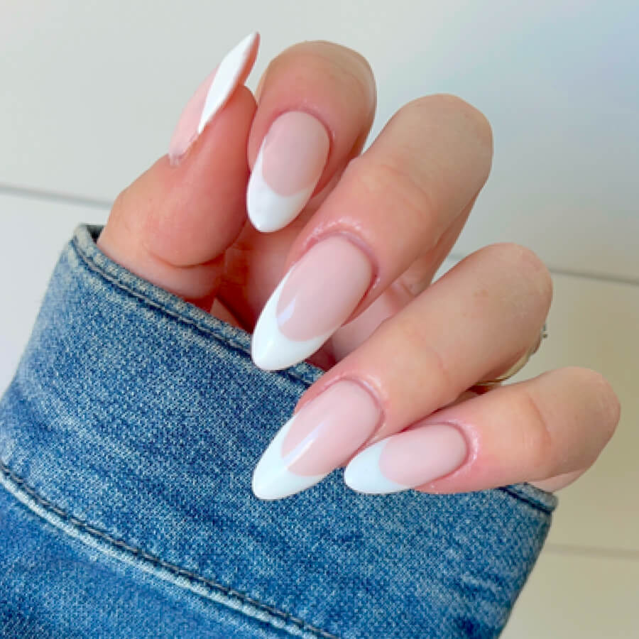 white-french-tips – Nailboo®