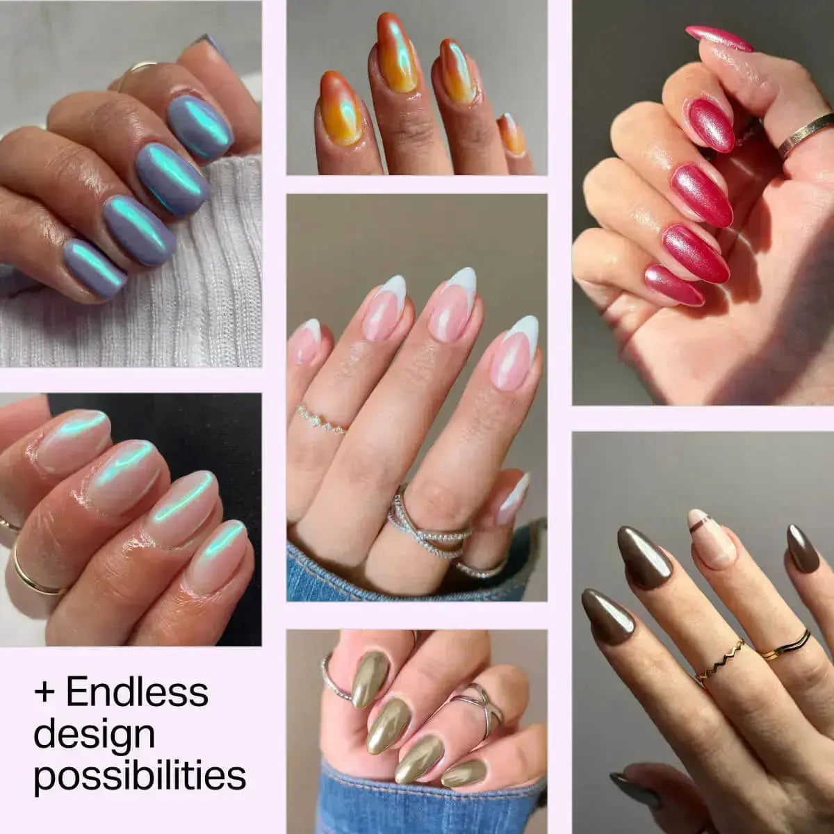 Dreamy Chrome Nail Kit | Dip Powder Nailboo®