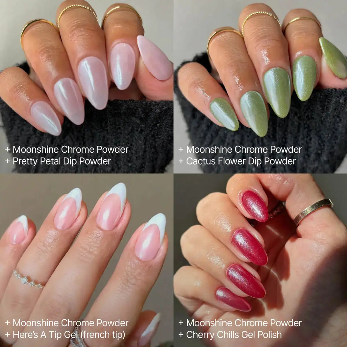 Moonshine Chrome Powder | Dip Powder Nailboo®