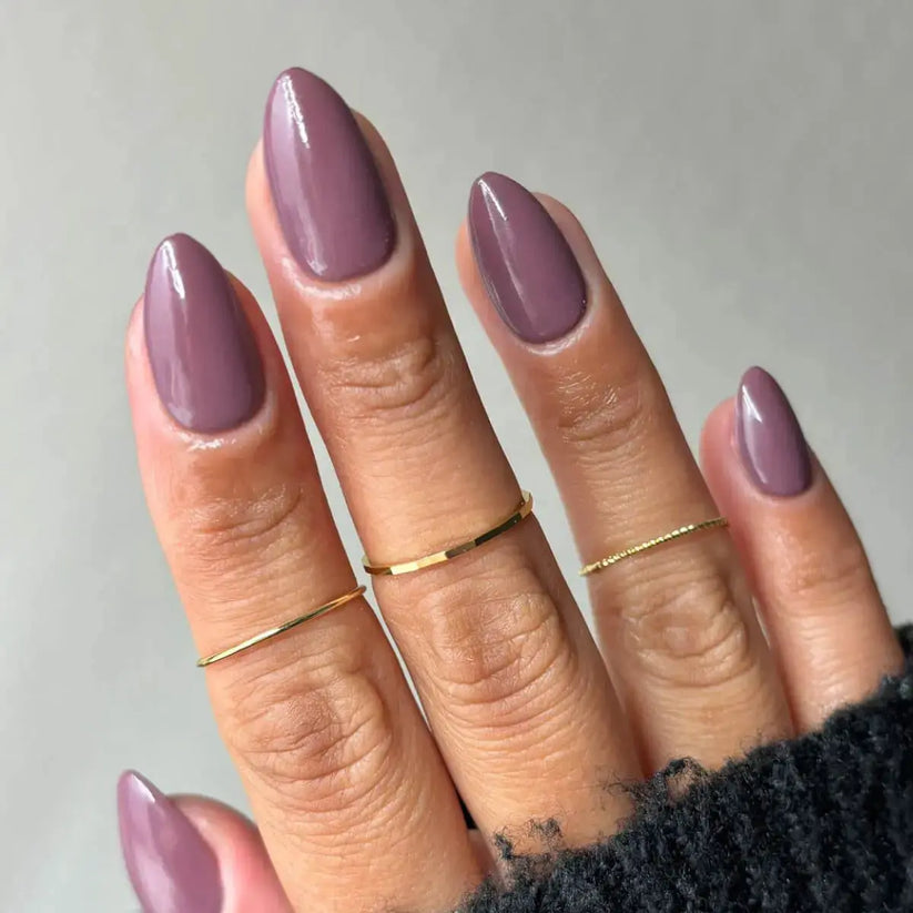 Dark Pink Nails | No Fig Deal Nail Powder | Nailboo®